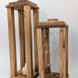 DIY Rustic Fairy Light Lantern Woodworking Building Plans (PDF Download ...