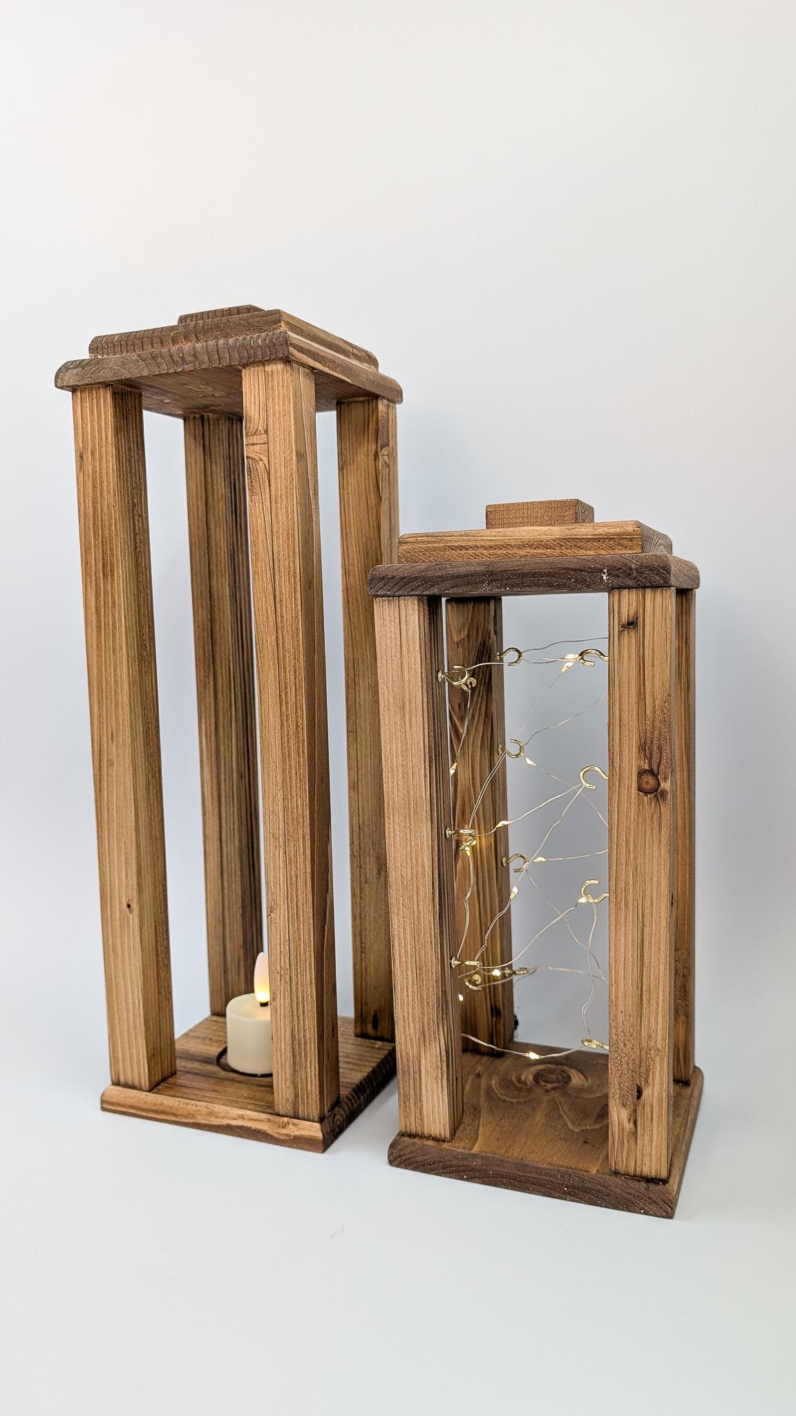 DIY Rustic Fairy Light Lantern Woodworking Building Plans (PDF Download ...