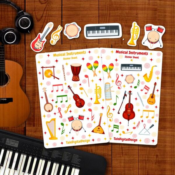 Brass Instrument Sticker - Etsy