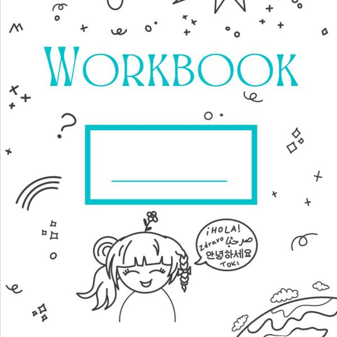 Printable and Editable Language Study Workbook That You Can Use on ...