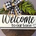 Front Door Decor | Welcome | Year Round Wreath | Door Hanger | Door ...