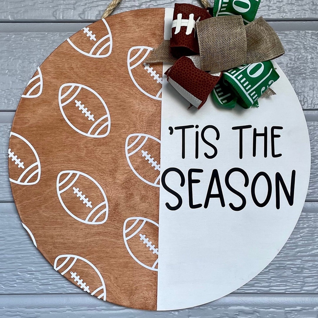 Front Door Decor | Football | Door Hanger | Door Wreath | Housewarming ...