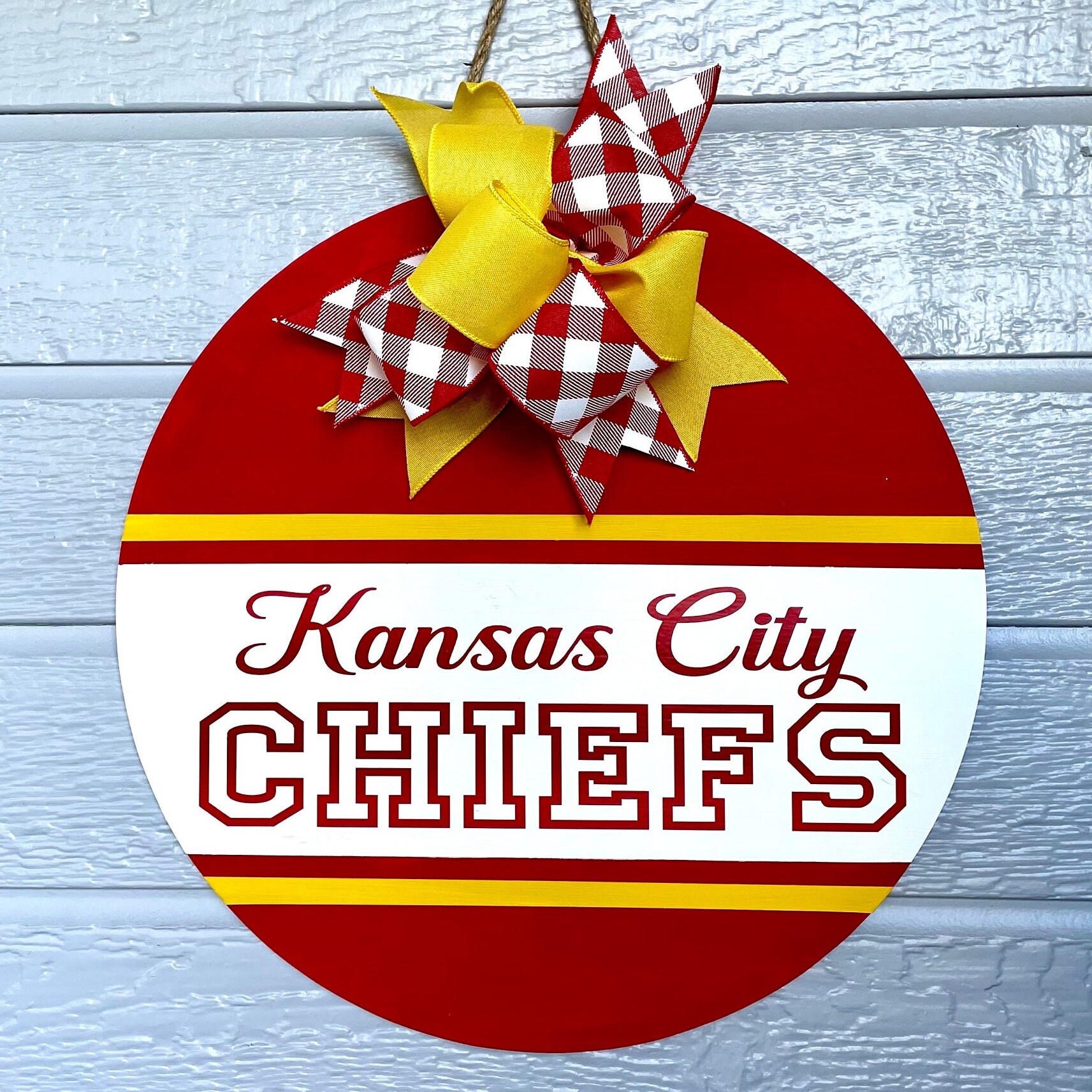 Front Door Decor | NFL | Door Hanger | Door Wreath | Housewarming Gift ...