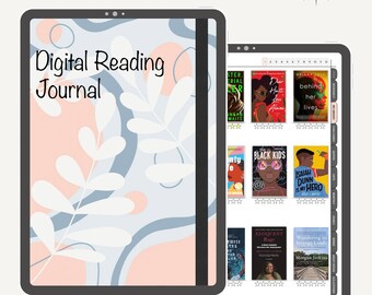 Digital Reading Journal Template - Etsy