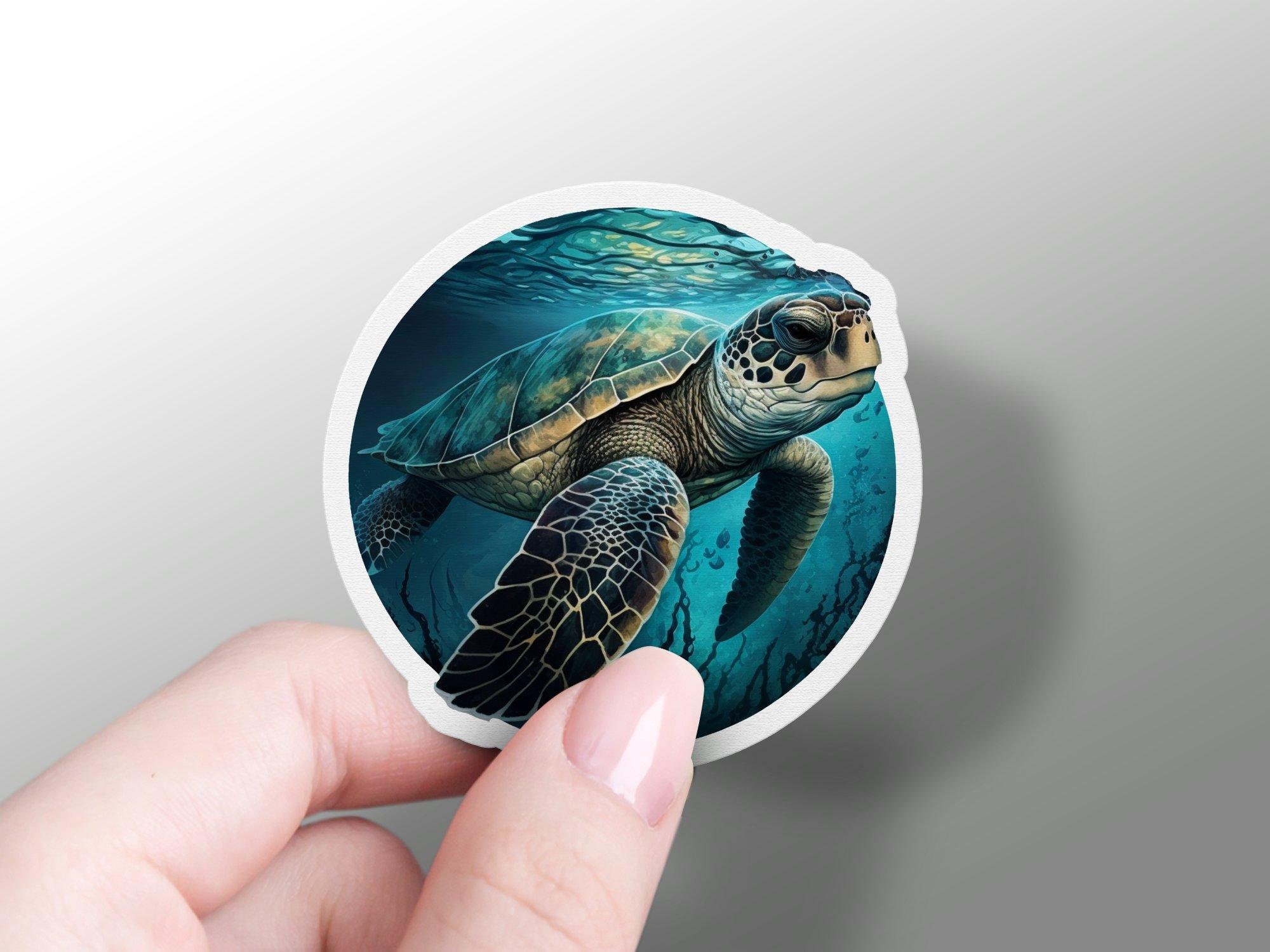 Sea Turtle Sticker Gift for Sea Turtle Lovers Ocean Lover Laptop ...
