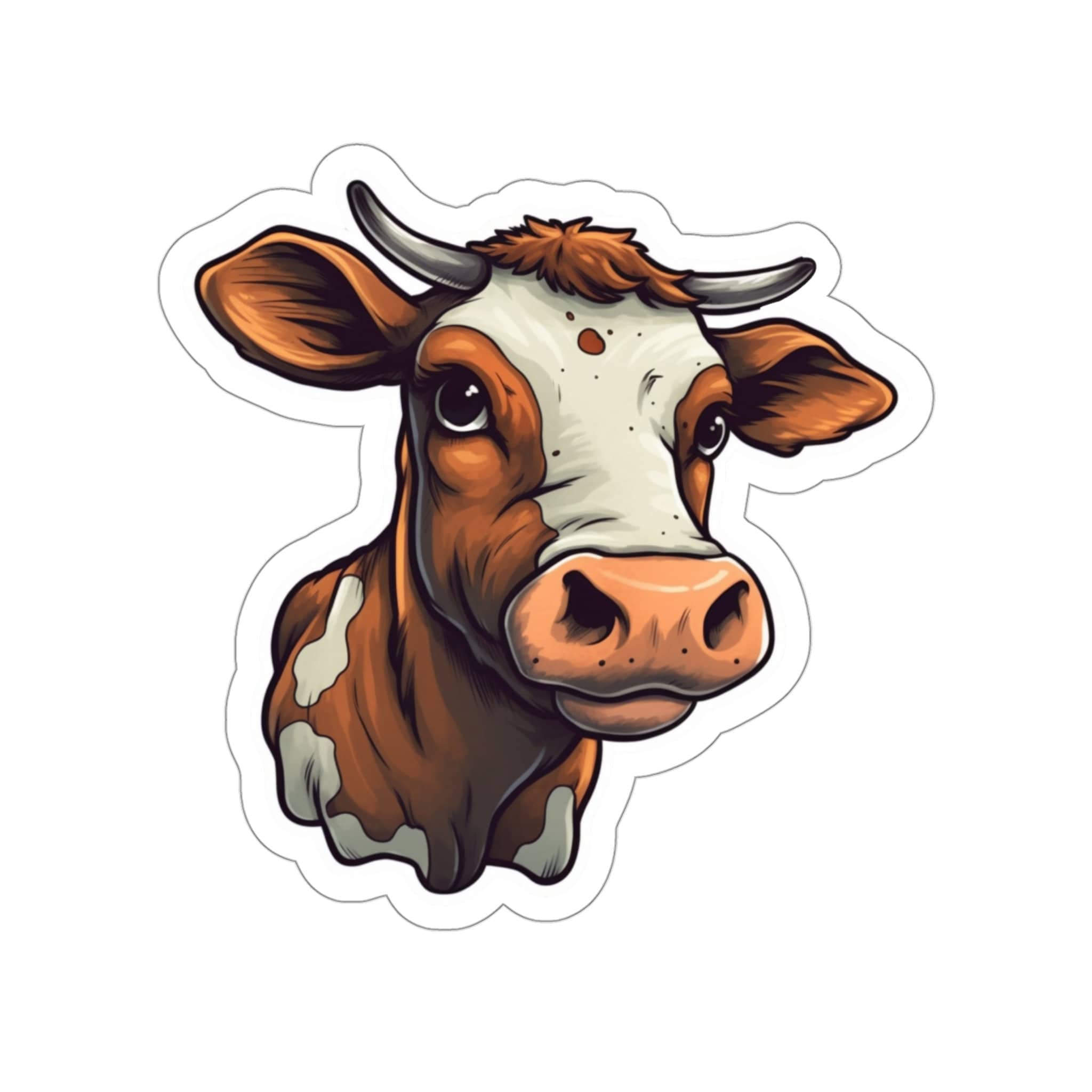 Cow Sticker, Cow Decal, Cow Lover Sticker, Western Sticker, Country ...