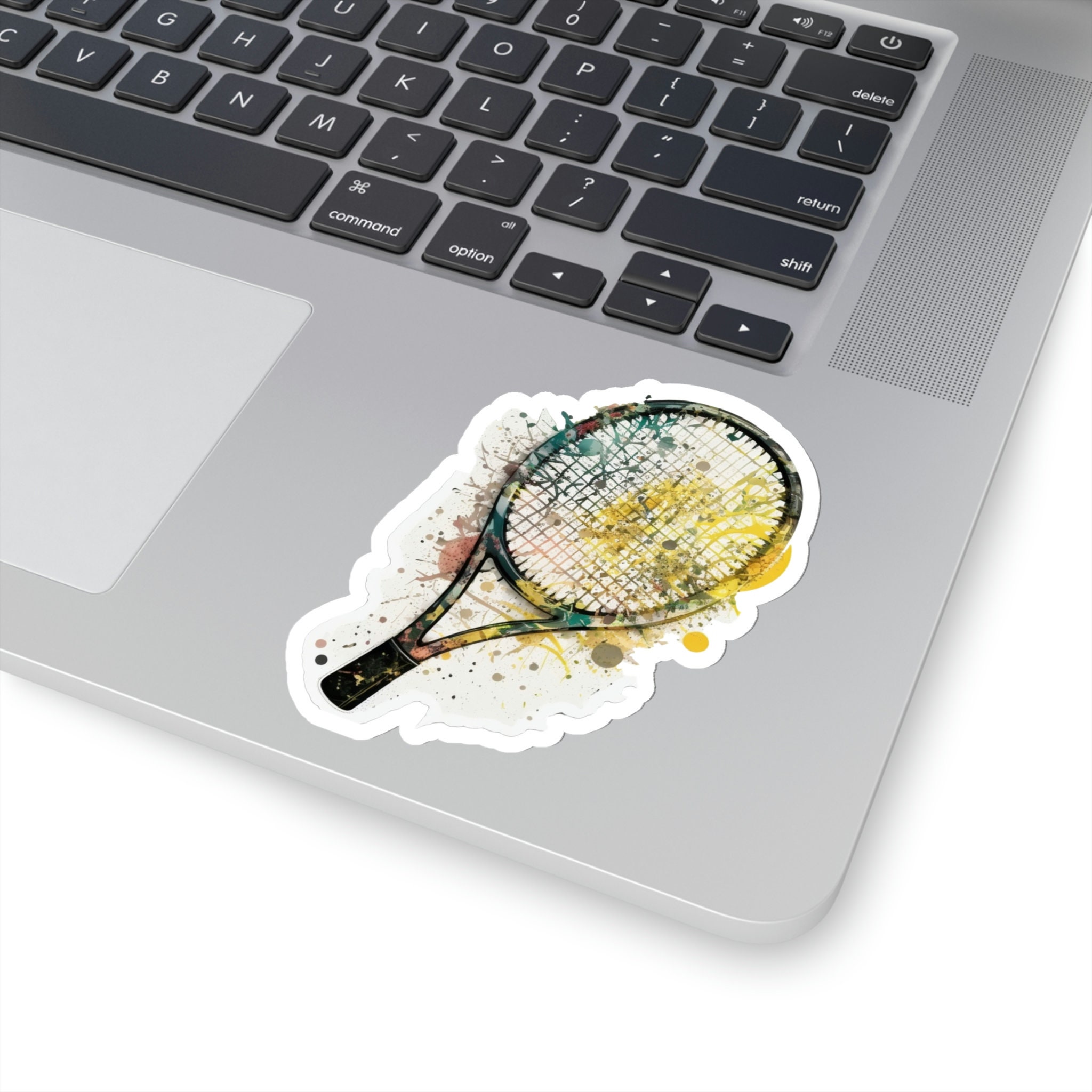 Tennis Racket Sticker Cool Tennis Lover T Vinyl Tennis Racket Phone Sticker Tennis Racket