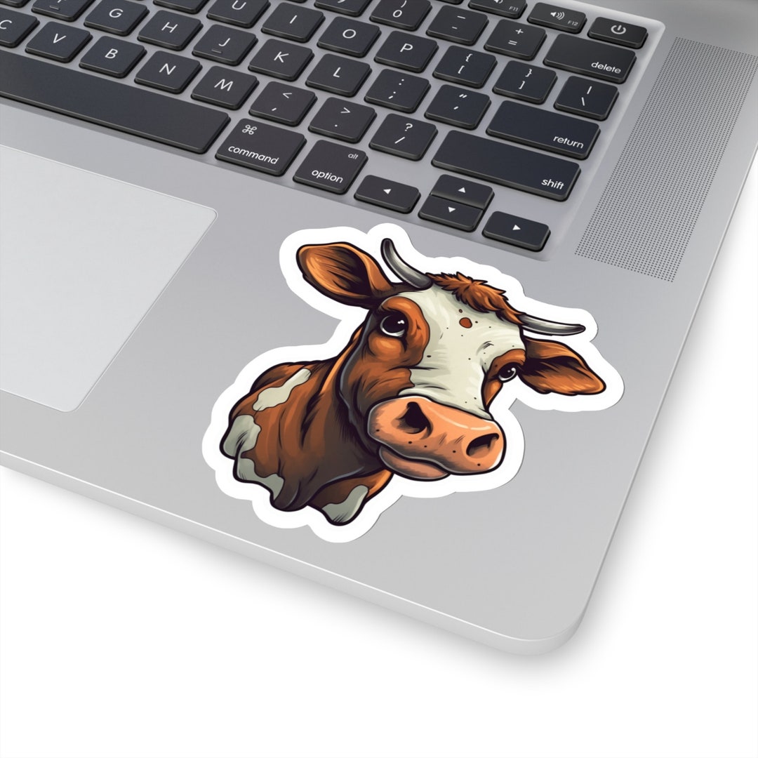 Cow Sticker, Cow Decal, Cow Lover Sticker, Western Sticker, Country ...