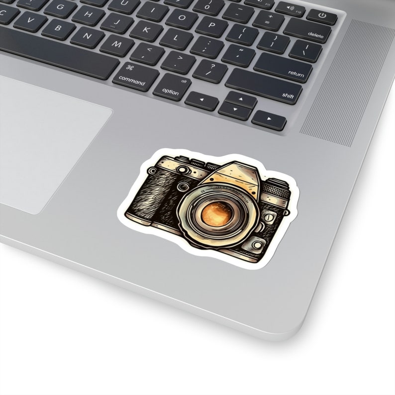 Camera Sticker, Photography, Photo, Photographer Gift, Macbook, Vinyl ...