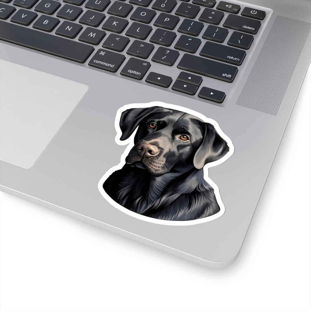Black Lab Sticker Labrador Black Lab Dog Decal Chocolate - Etsy