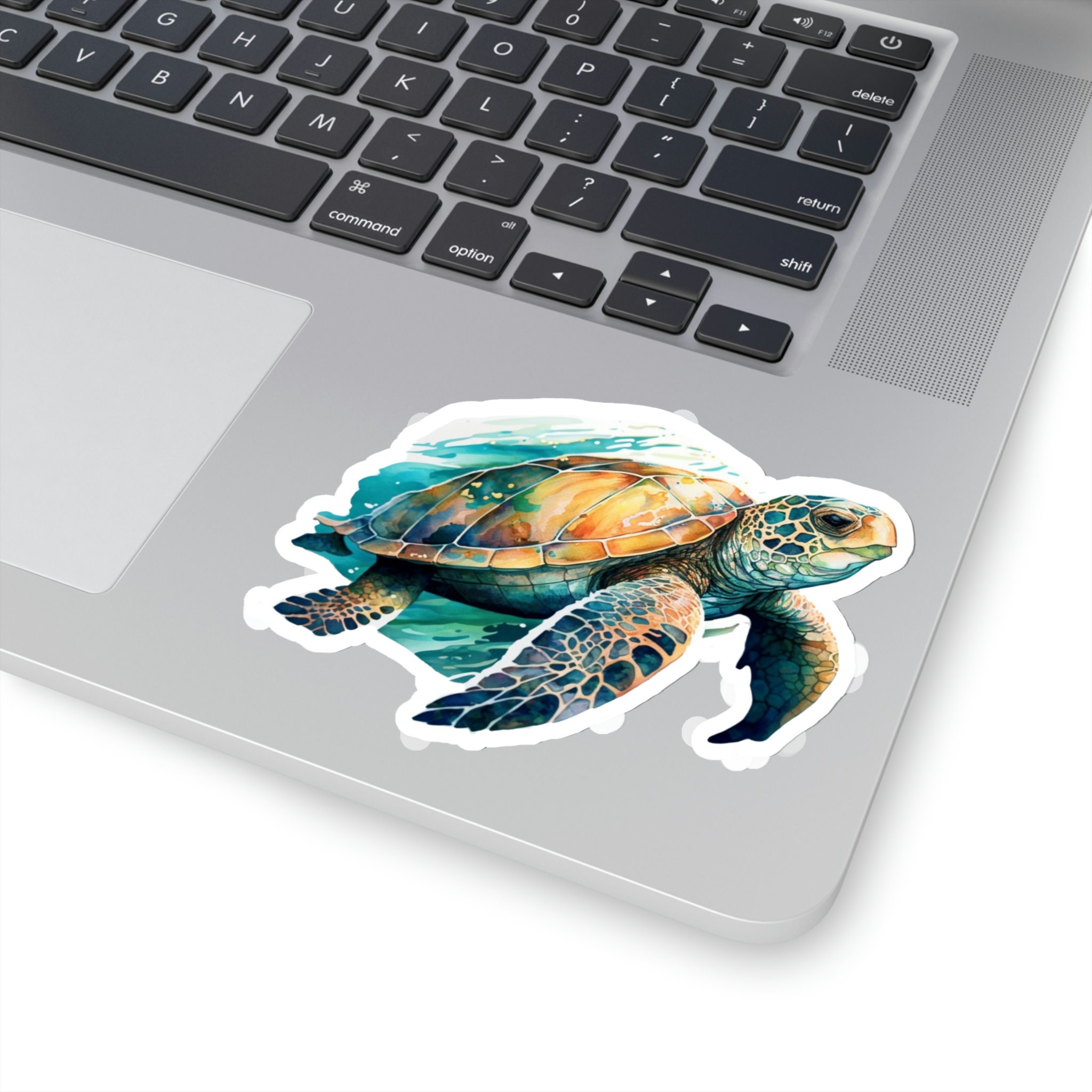 Sea Turtle Sticker Watercolor Sea Turtle Phone Sticker Watercolor Phone ...