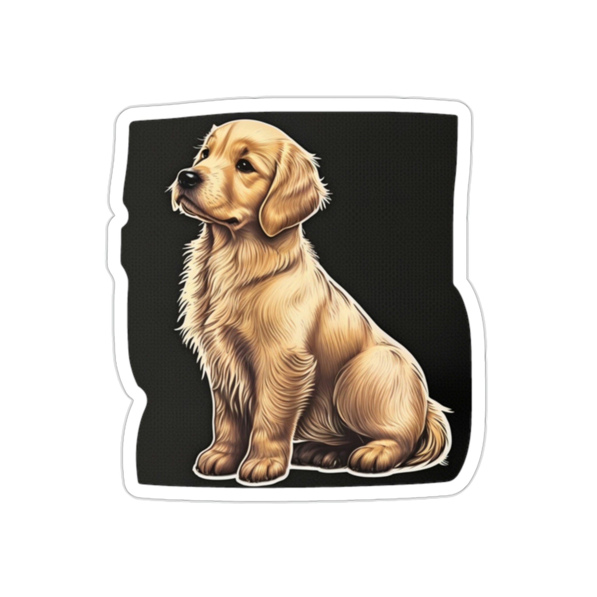 Golden Retriever Sticker Puppy Decal Sticker Vinyl Dog Owner Sticker ...