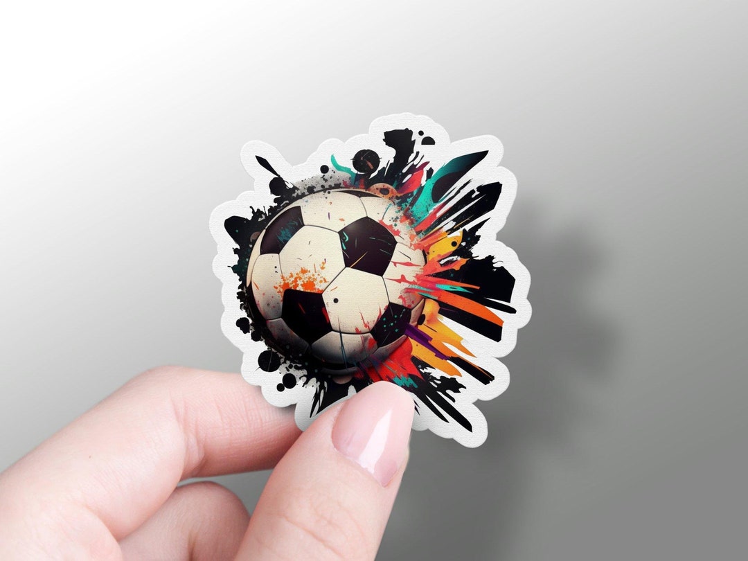 Football Sticker Soccer Decal English Football Vinyl Sticker Laptop ...