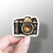 Camera Sticker, Photography, Photo, Photographer Gift, Macbook, Vinyl ...