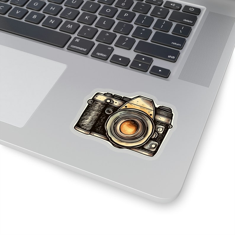 Camera Sticker, Photography, Photo, Photographer Gift, Macbook, Vinyl ...