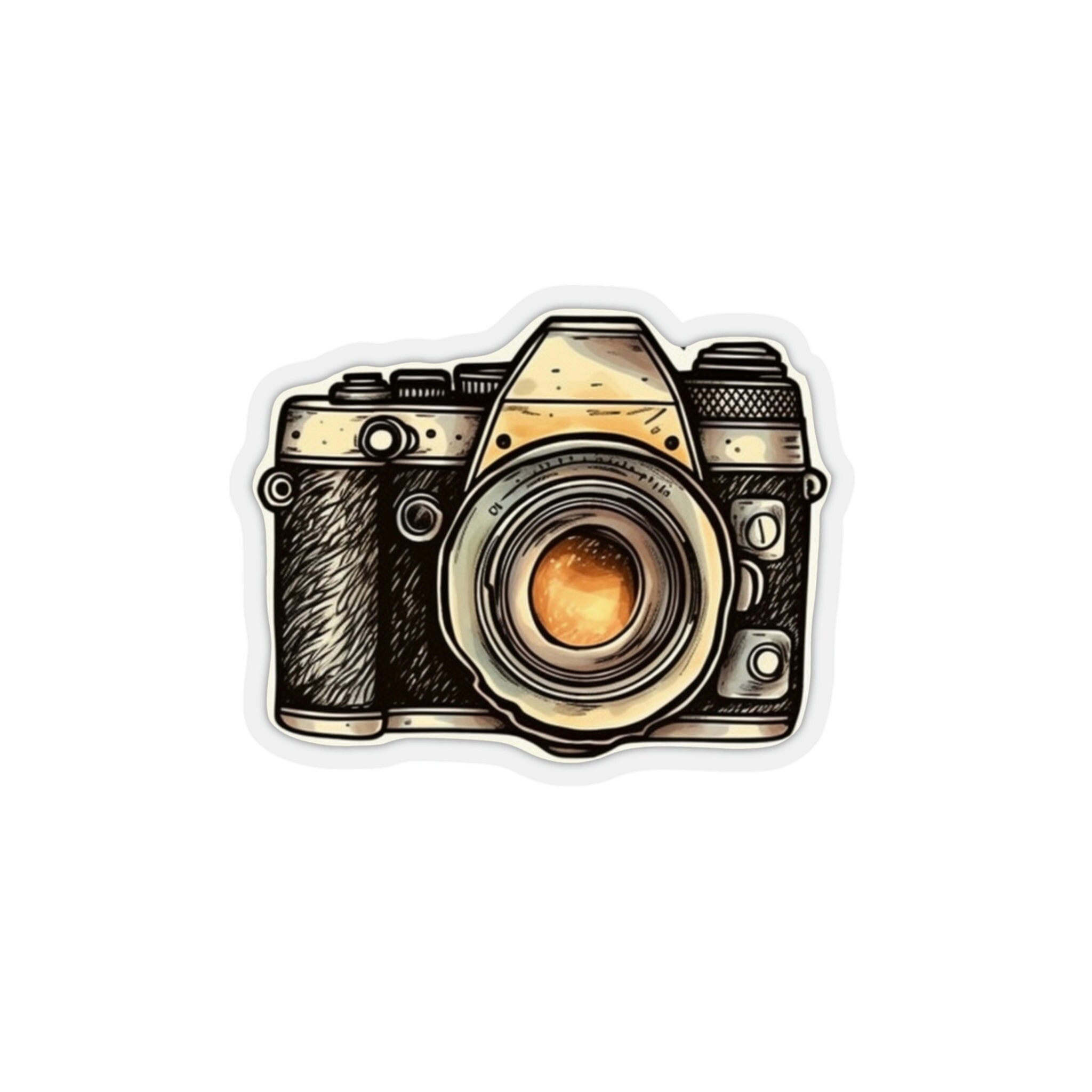 Camera Sticker, Photography, Photo, Photographer Gift, Macbook, Vinyl ...