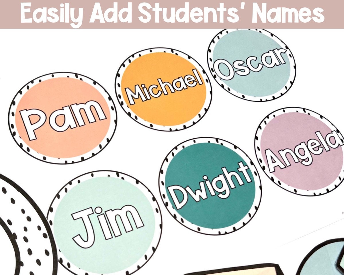 Boho Classroom Decor Bulletin Board - Back to School Black & White Boho ...