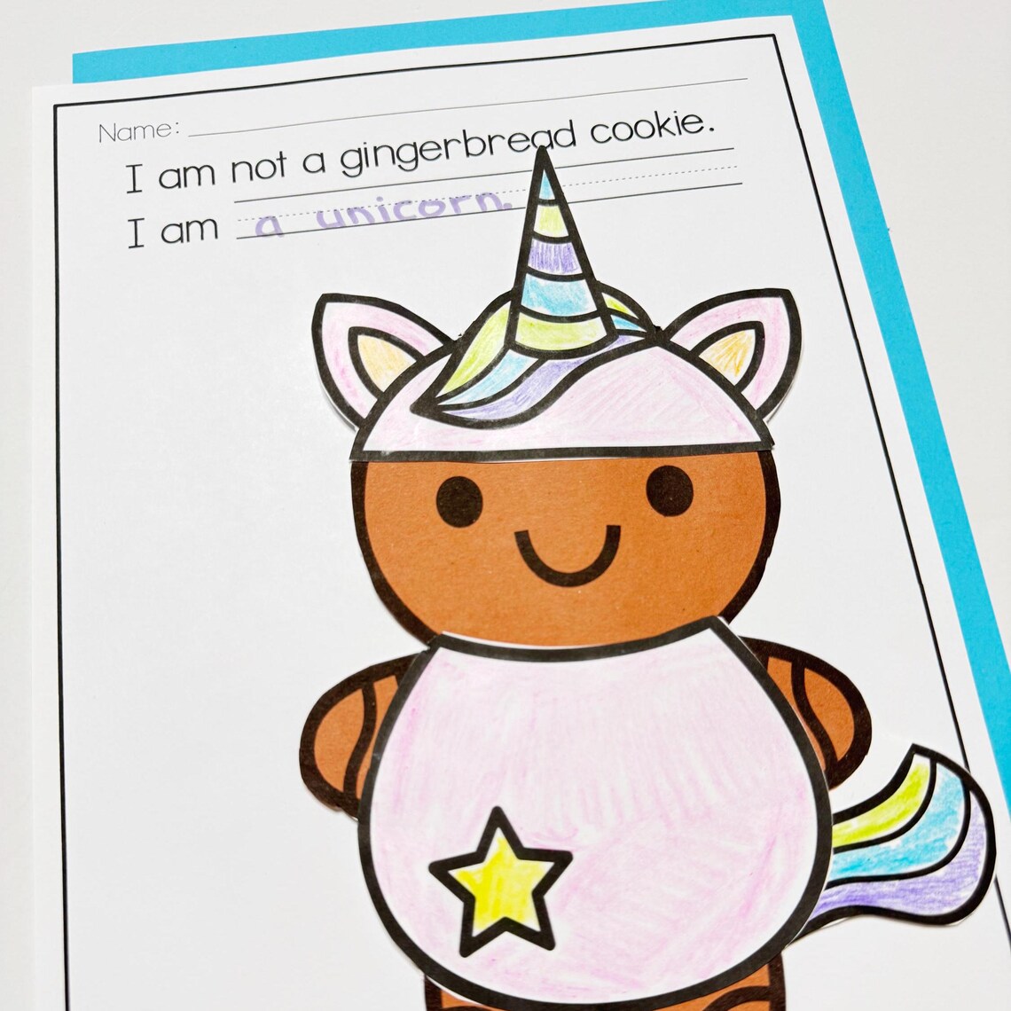 Disguise a Gingerbread Man Craft - Hide a Gingerbread Man Activity - Etsy