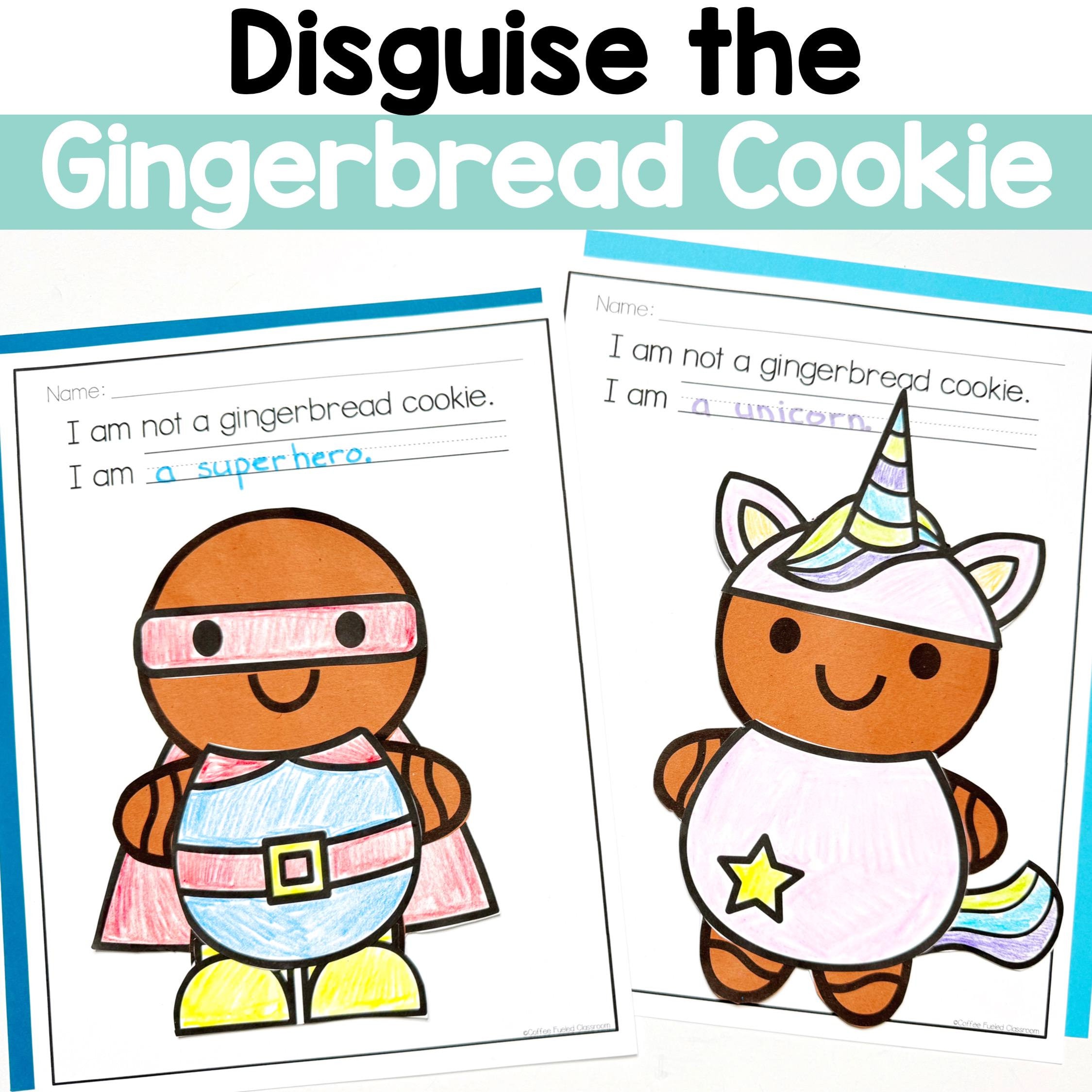 Disguise a Gingerbread Man Craft - Hide a Gingerbread Man Activity - Etsy