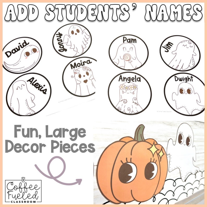 Halloween Bulletin Board - Halloween Door Decor - Ghoul Vibes October ...