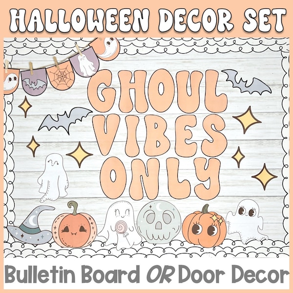Halloween Classroom Door - Etsy