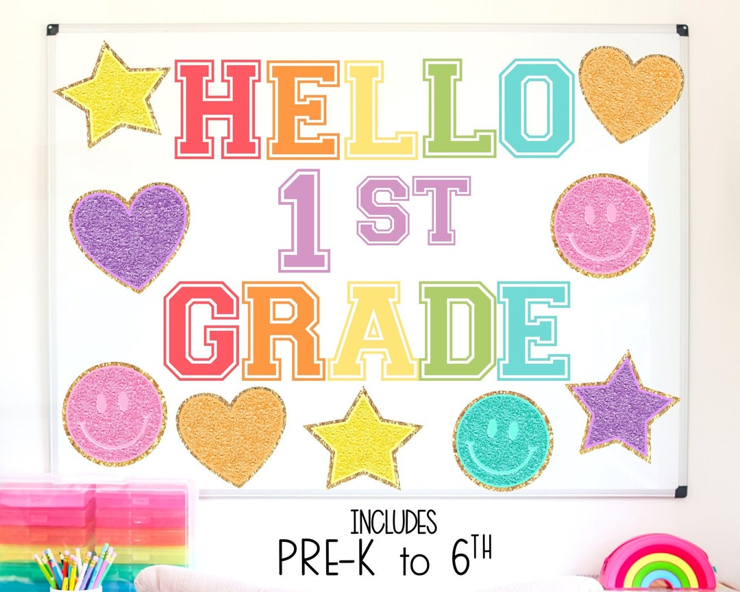 Back to School Bulletin Board - Varsity Letters Bulletin Board ...
