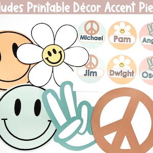 Back to School Bulletin Board - Groovy Classroom Decor Bulletin Board ...