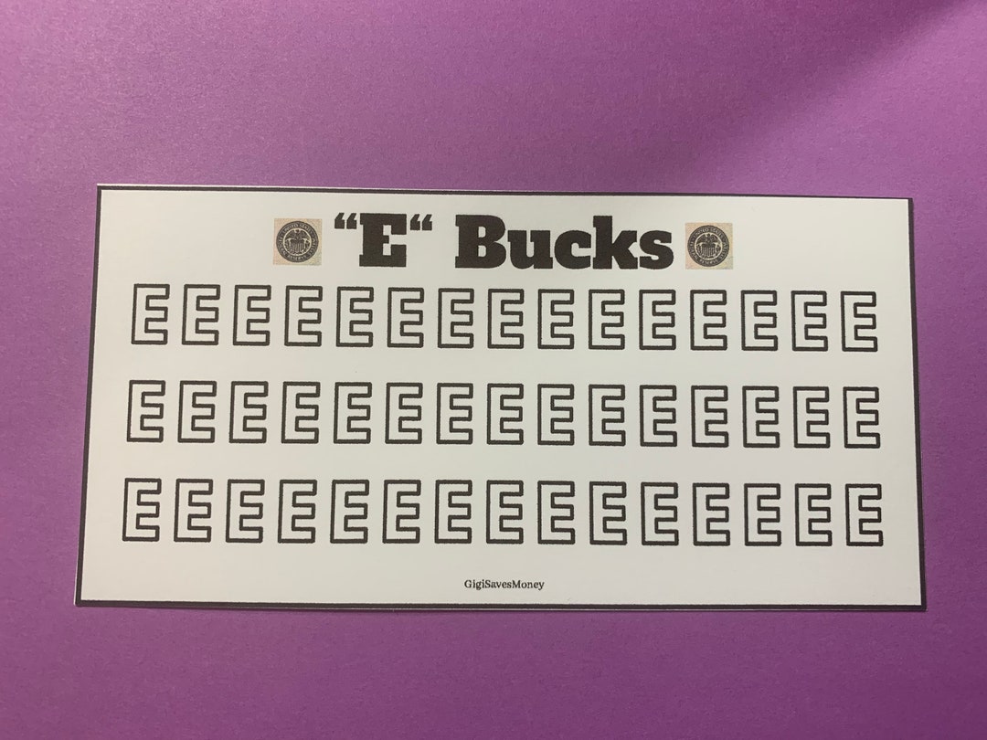 E Bucks Tracker - Etsy