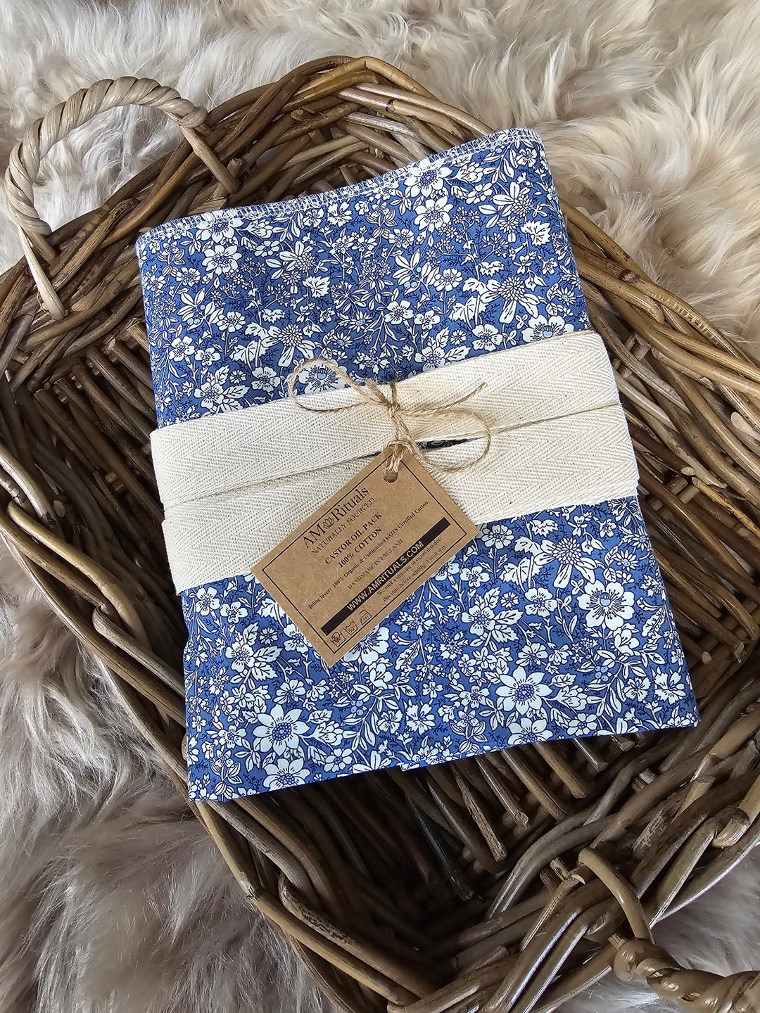 Castor Oil Pack 100% With Organic Cotton Flannel. Multi-layered Castor ...