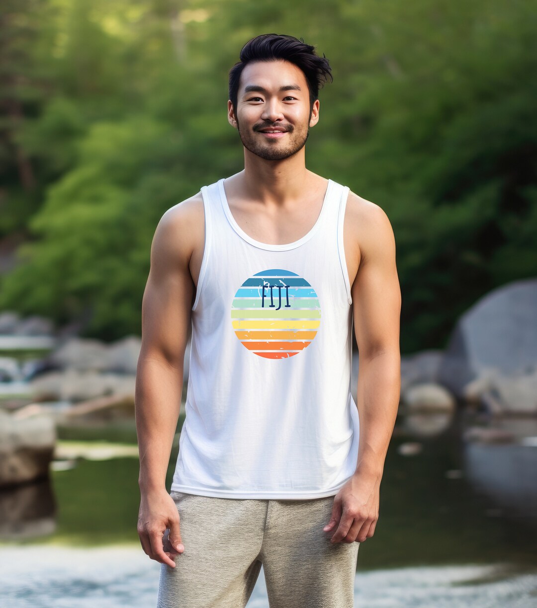 Fiji Tank Top, Fijian Shirt, Mens Womens Tank Top, Fiji Islands, Beach ...