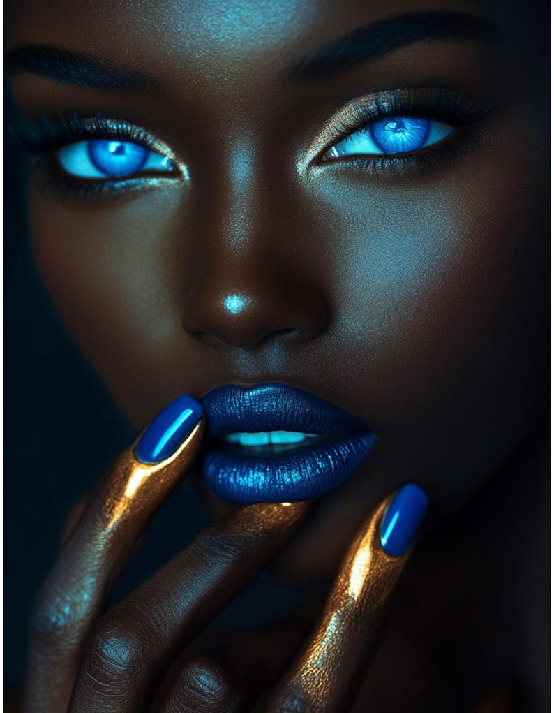 Black and Blue - Etsy
