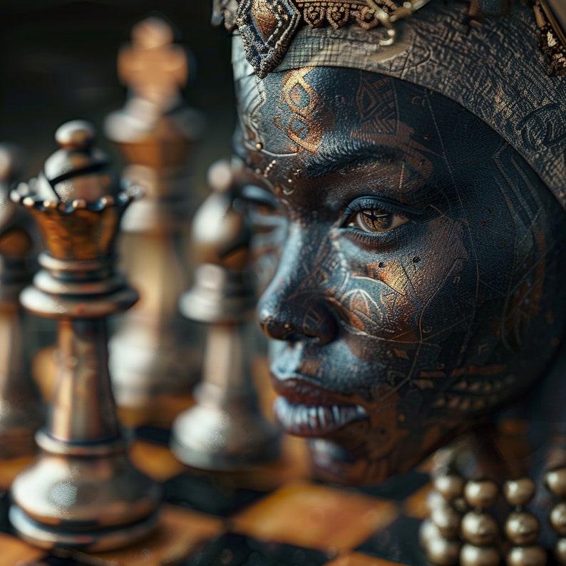 Chess Queen Home Decor, Beautifully Detailed Decorative Piece, Ideal ...