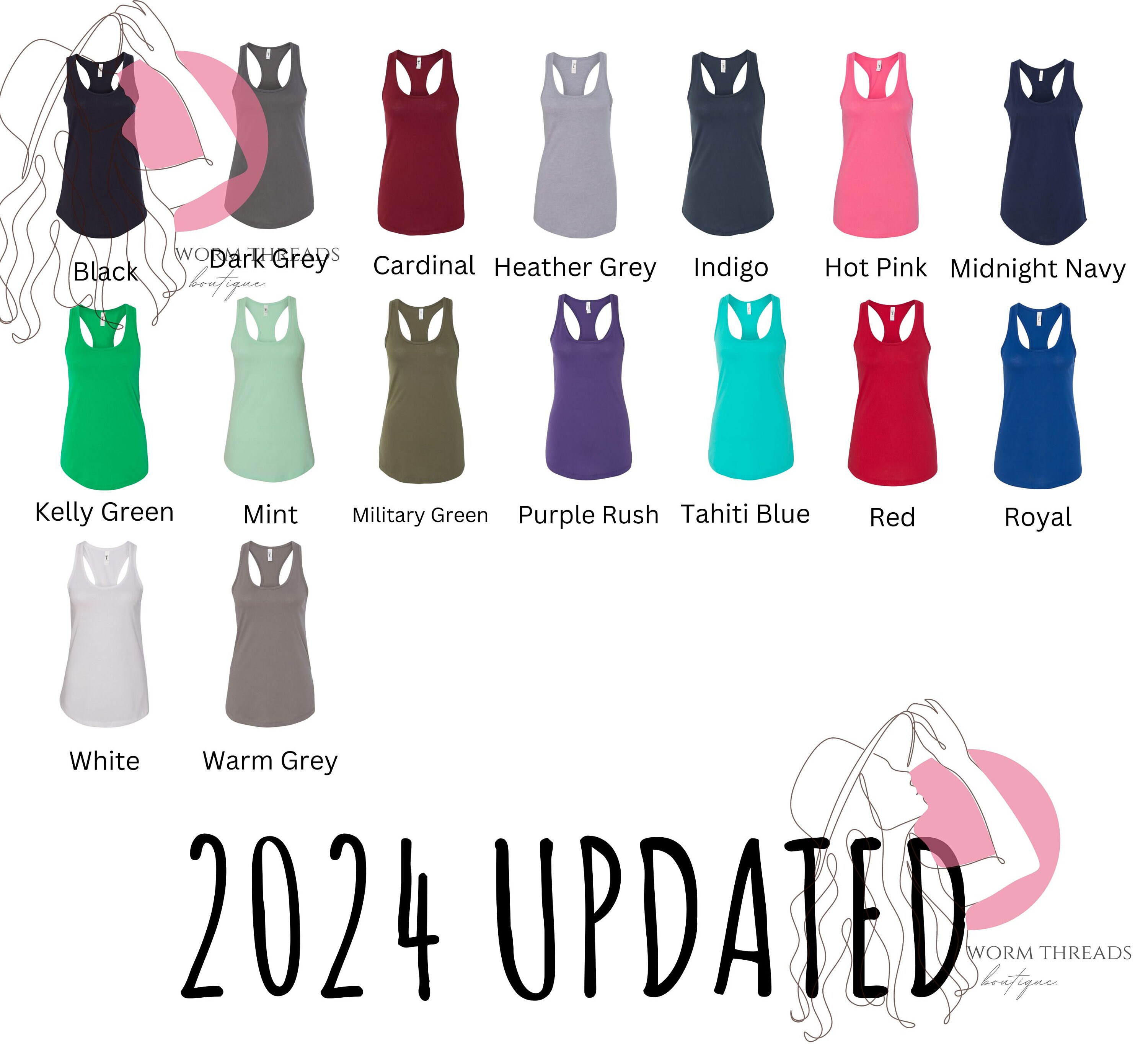 Editable Next Level Size Chart Next Level Color Chart Next Level 1533