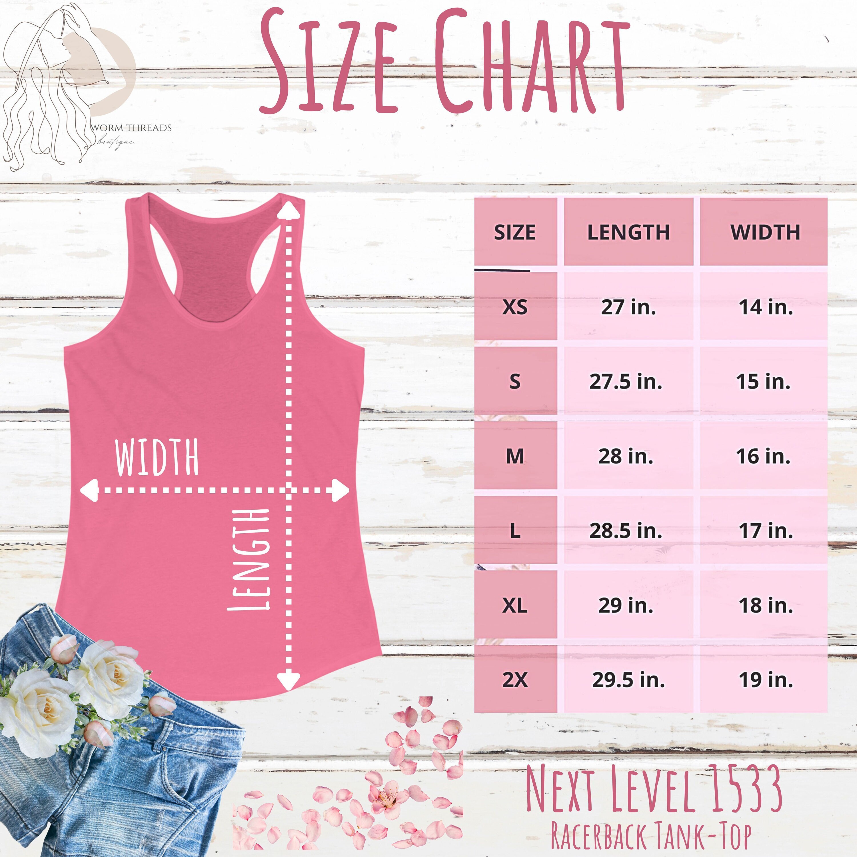 Next Level Size Chart, Next Level 1533, Next Level Color Chart, Next ...