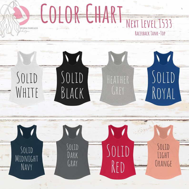 Next Level Size Chart Next Level 1533 Next Level Color - Etsy