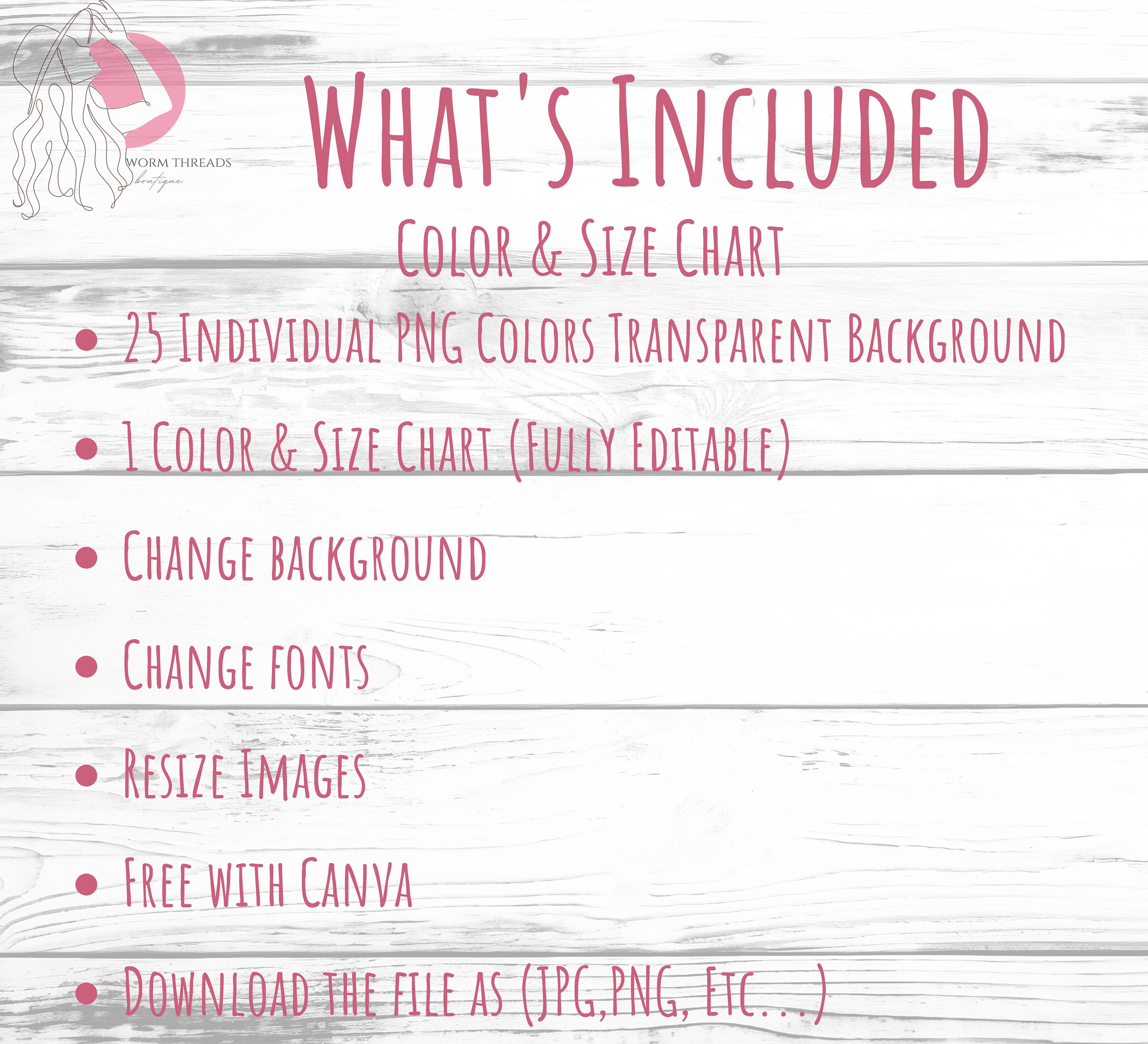 Editable Next Level Size Chart Next Level Color Chart Next Level 1533