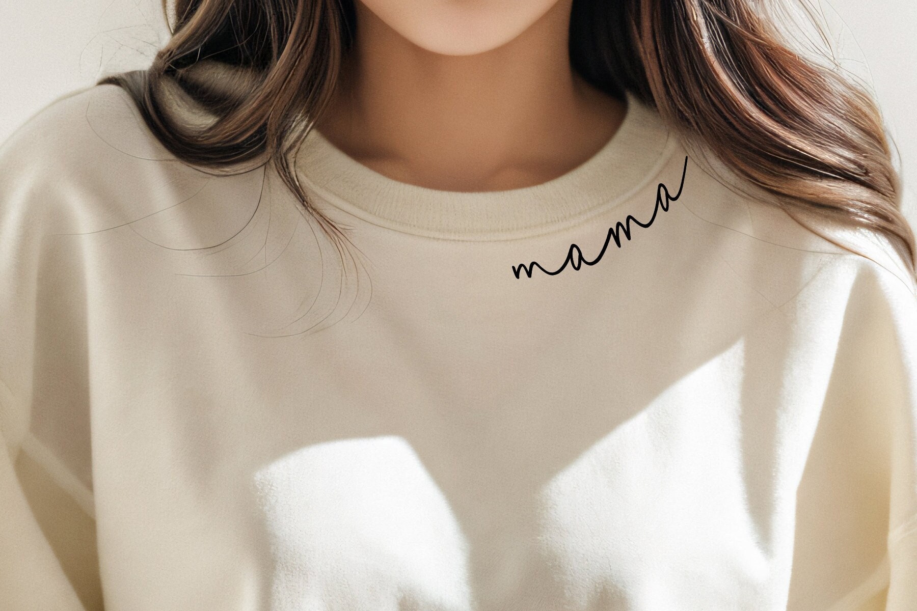 Mama PNG/ PNG File/mama Neckline Png /mother's Day Gift PNG File/cute ...