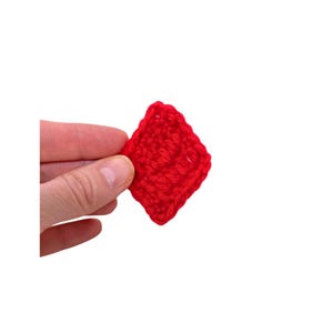 Crochet Card Suit Applique Pattern PDF | No Sew Hearts, Spades, Clubs ...