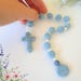 Rosary Crochet Pattern – Crochet Cross Prayer Beads, DIY Christian ...