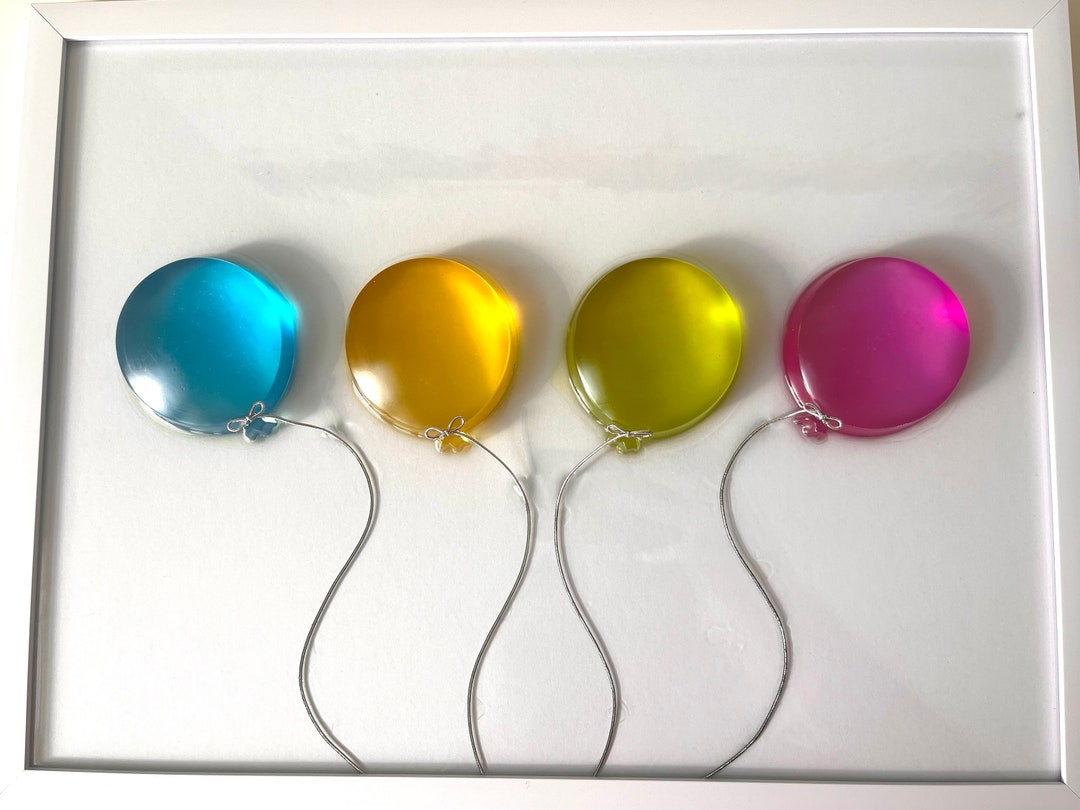 Balloon Resin Wall Art (12x16) - Defective - Etsy