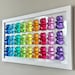 Large Rainbow Gummy Bear Resin Wall Art: Handmade Pop Art Decor (12x24 ...