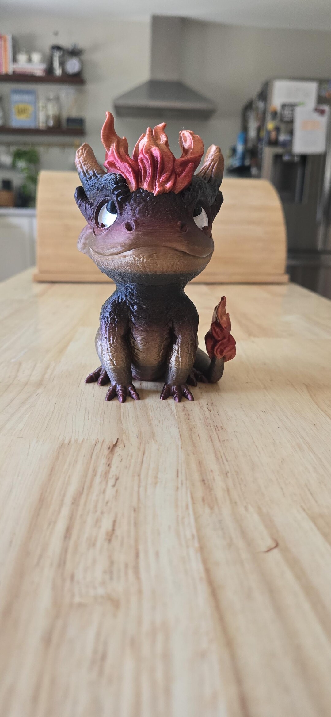 Large and in Charge Flame Dragon - Etsy