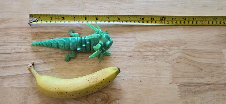 Rubber Articulated Axolotl - Etsy