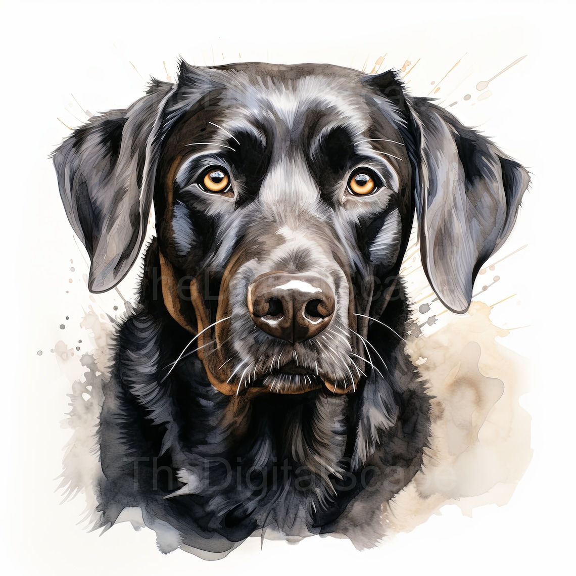 Black Labrador Clipart 10 High Quality Jpgs, Scrapbooks, Digital Craft ...