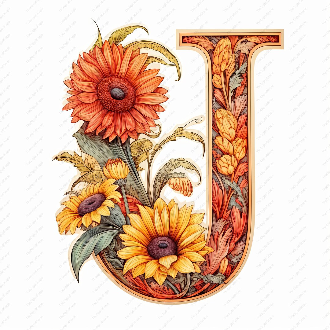 Letter J Clipart - 10 High Quality Jpgs, Alphabet Print, Scrapbooks ...
