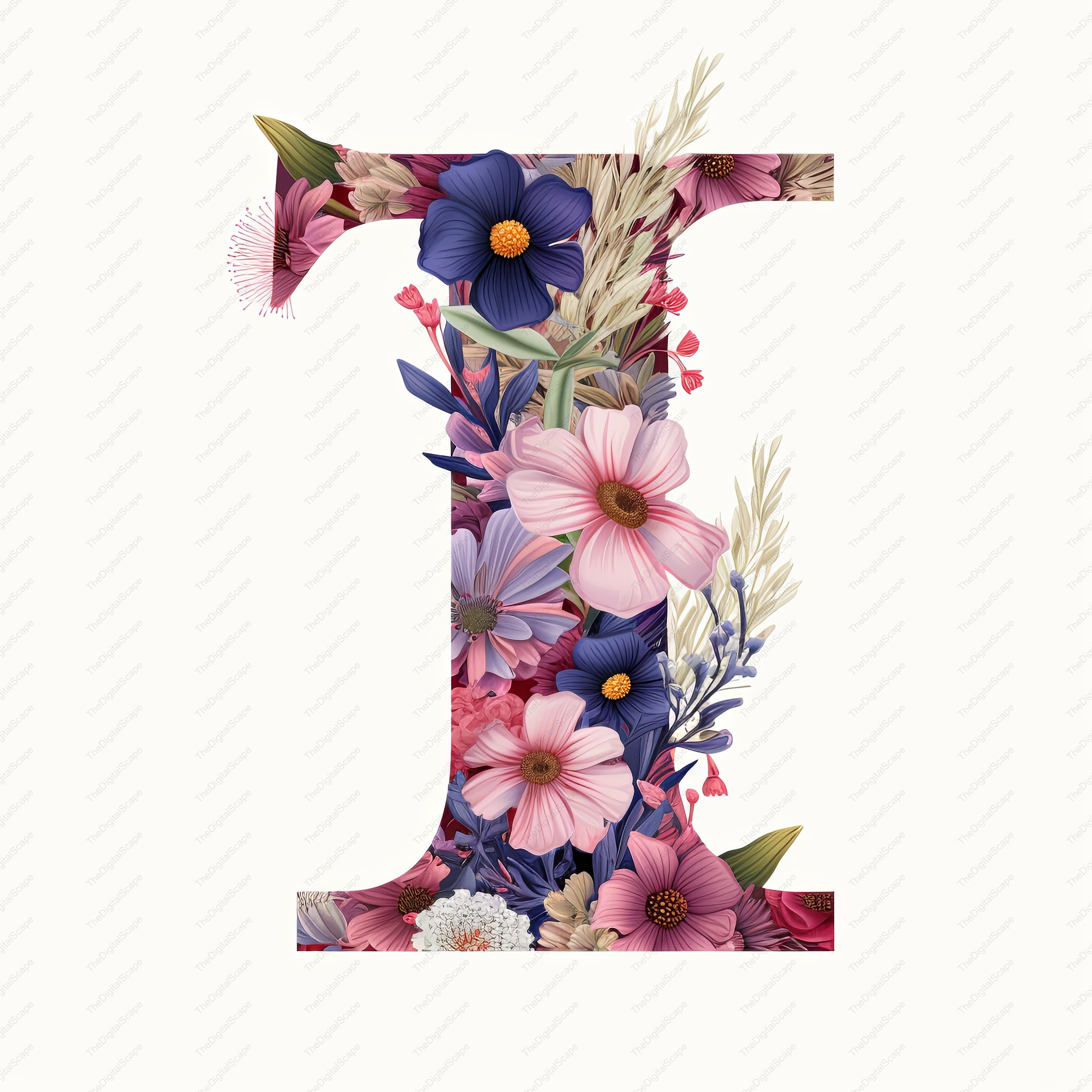 Letter I Clipart 10 High Quality Jpgs, Alphabet Print, Scrapbooks ...