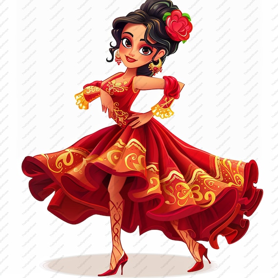 Flamenco Dancer Clipart