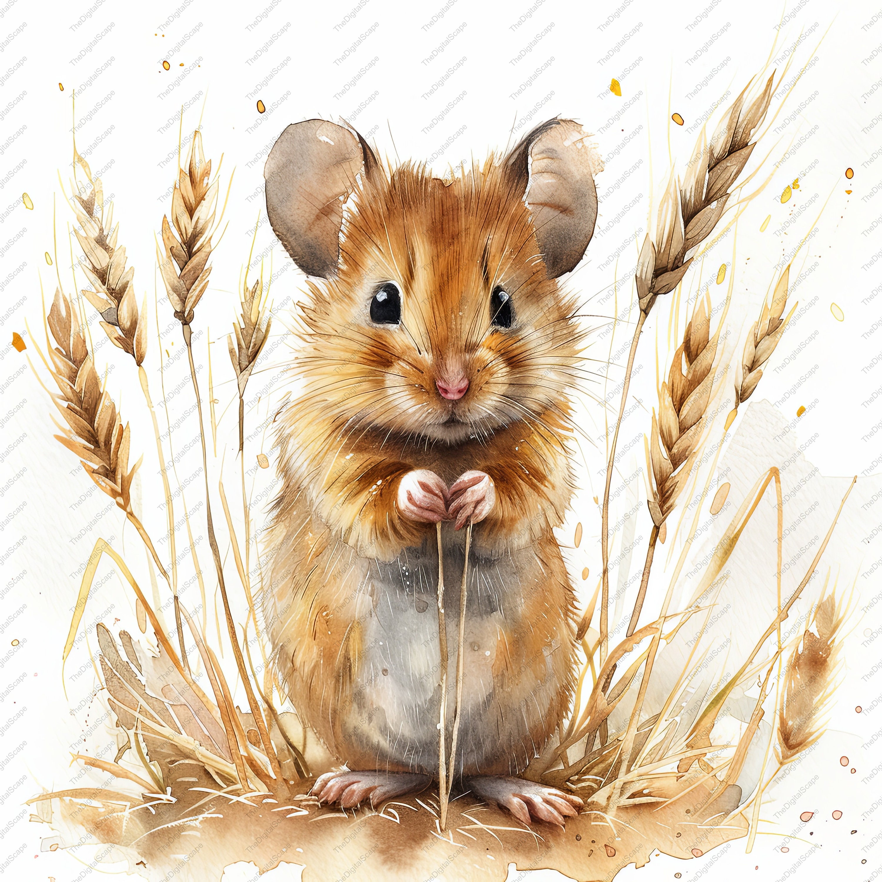 10 Field Mouse Clipart High Quality Jpgs, Scrapbooks, Digital Craft ...