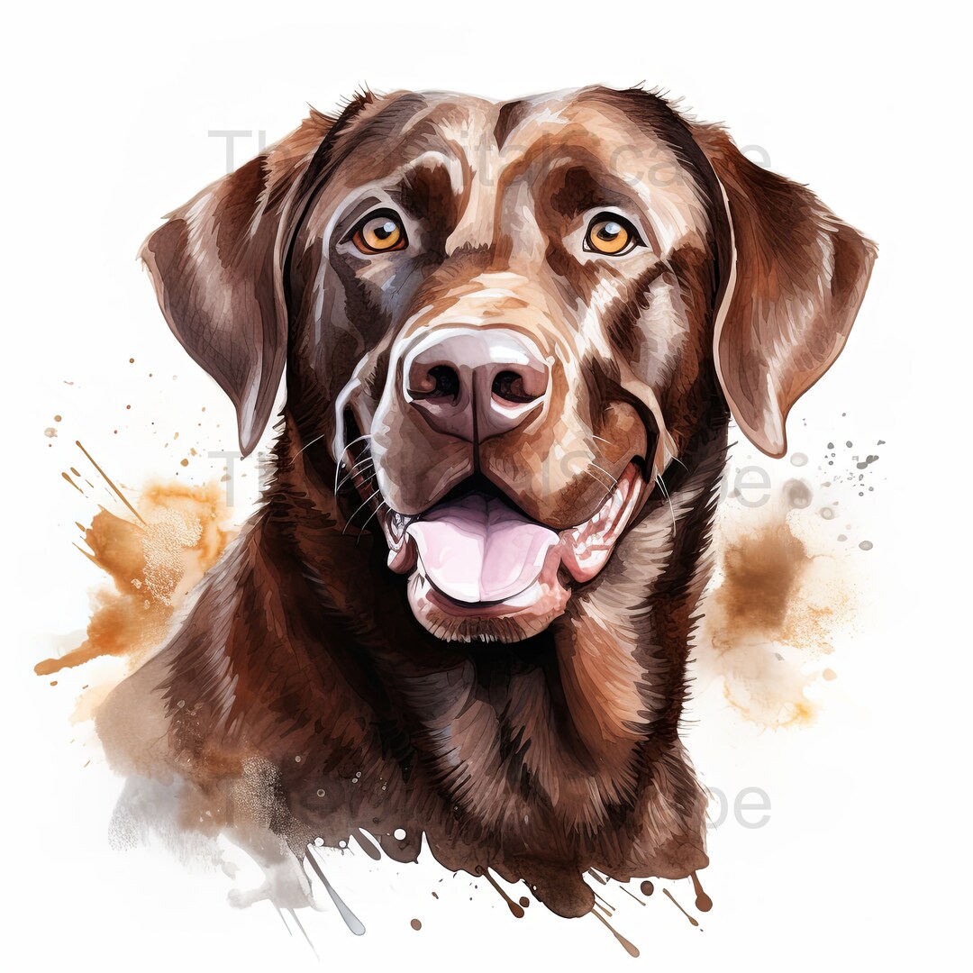 Chocolate Labrador Clipart - 10 High Quality Jpgs, Scrapbooks, Digital ...