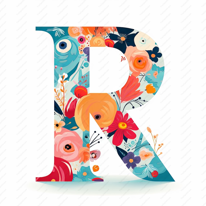 Letter R Clipart 10 High Quality Jpgs, Alphabet Print, Scrapbooks ...